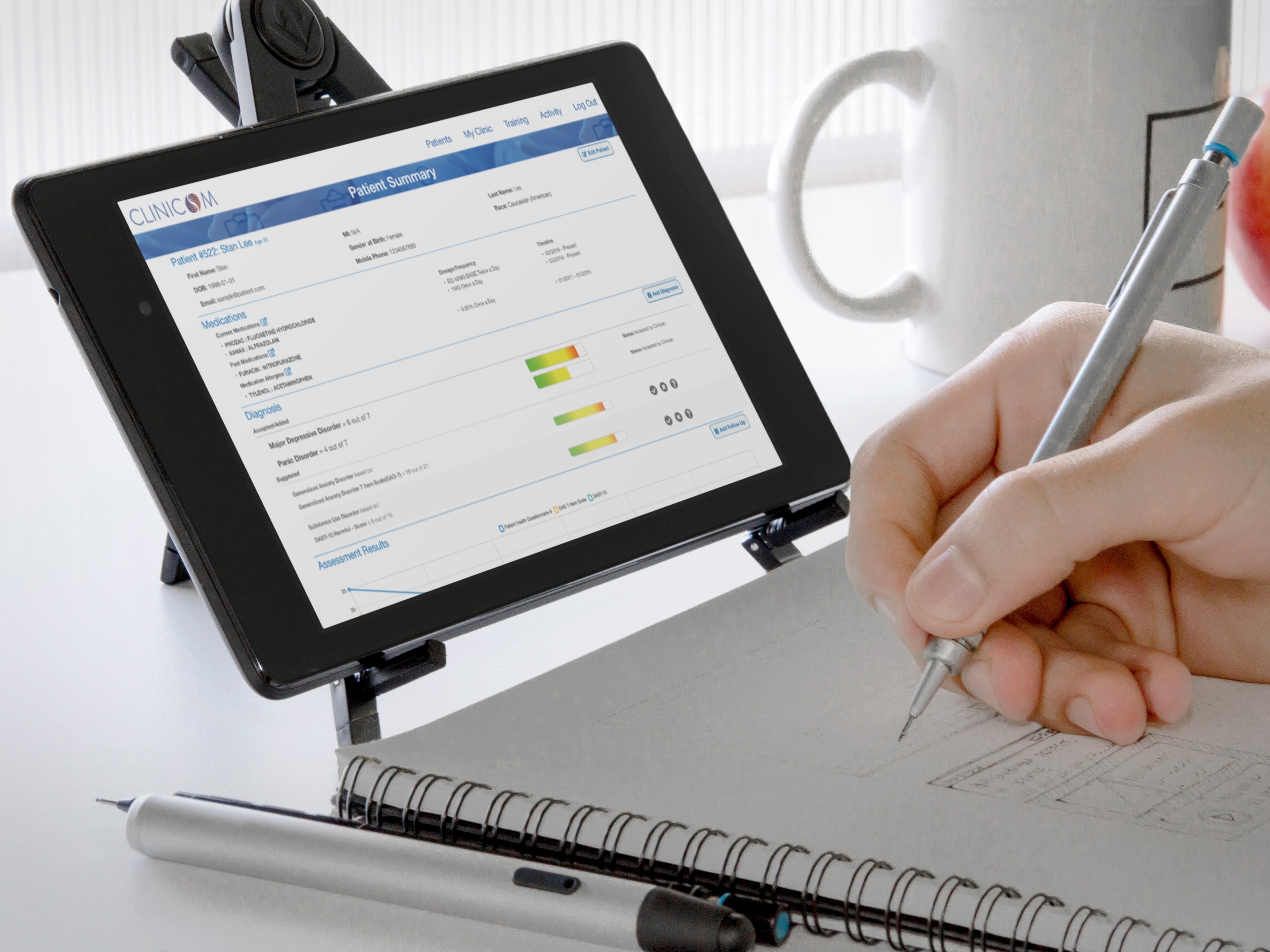 How Clinicom's Mental Health Assessment Software Works